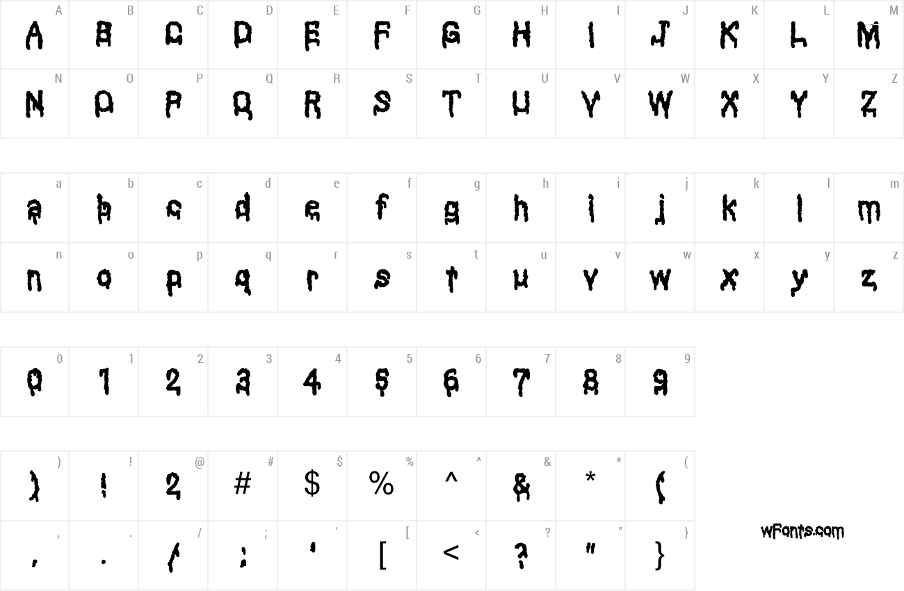 Black Shadow Font | wfonts.com - download free