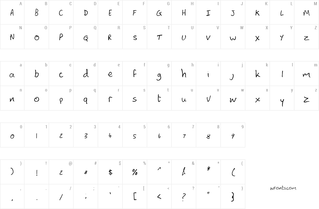 Lewis hand Font | wfonts.com - download free