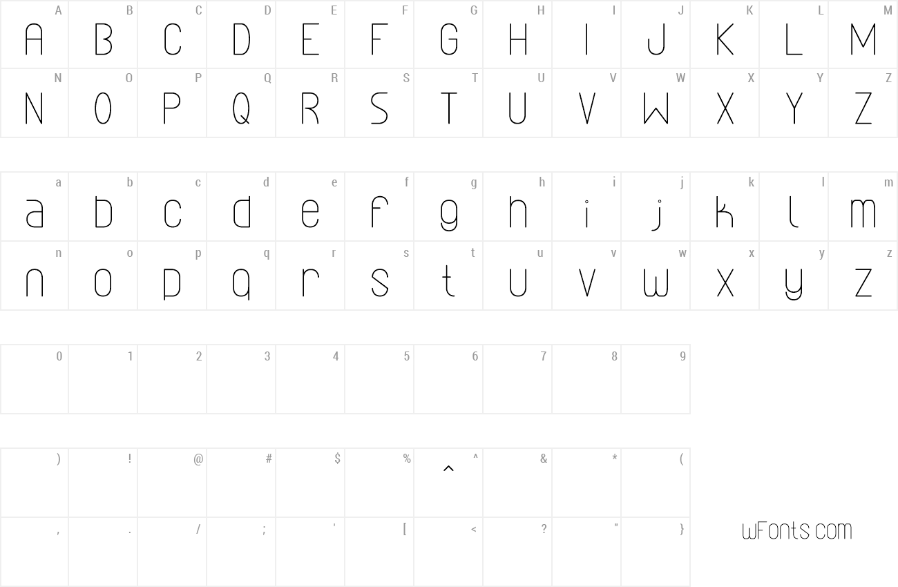 Lineal Simples Font | wfonts.com - download free