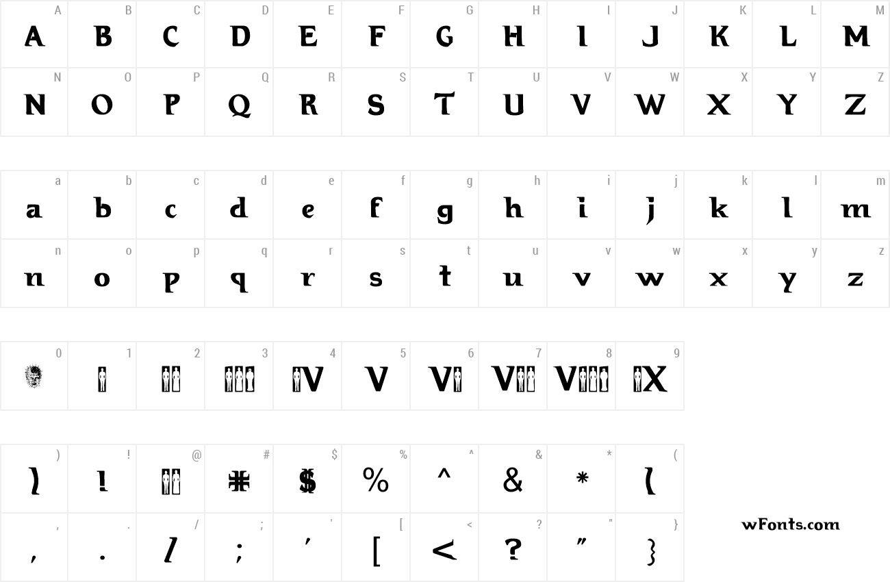 Hellraiser 3 Font | wfonts.com - download free