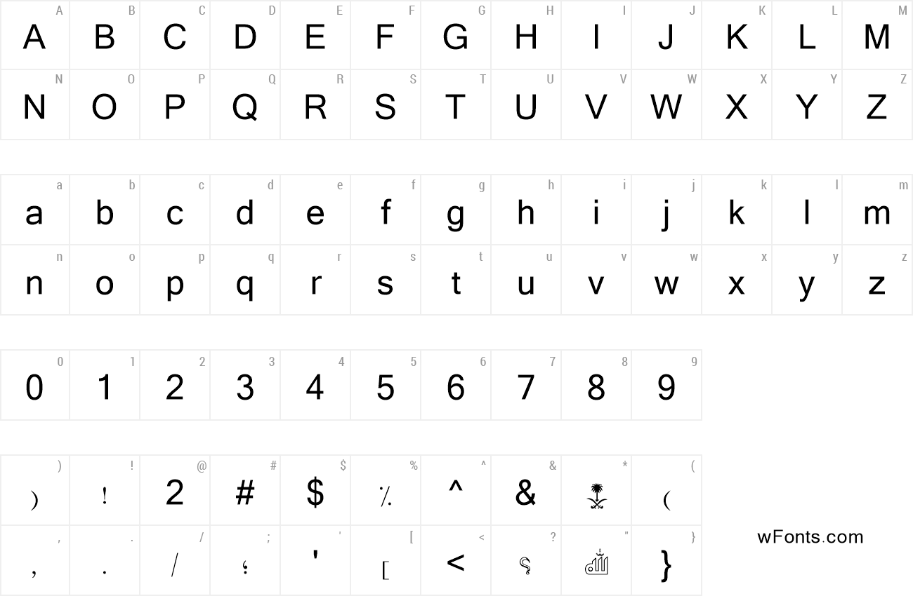 MCS Taif E_U normal. Font | wfonts.com - download free