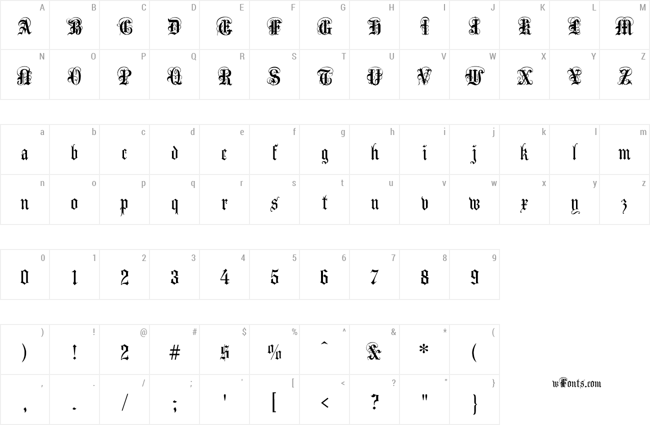 Anglican Text Font | wfonts.com - download free