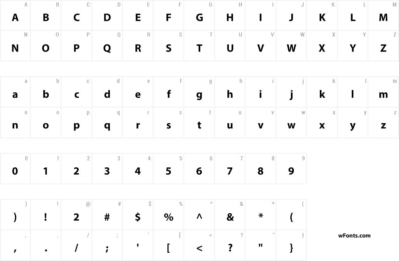 Bahij Myriad Arabic Font | wfonts.com - download free