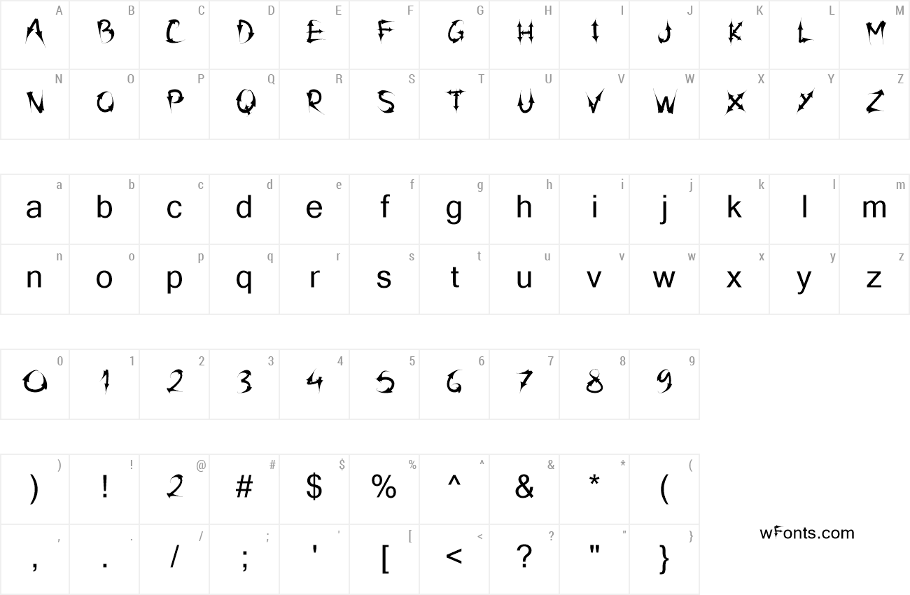 PW Arrow Font | wfonts.com - download free