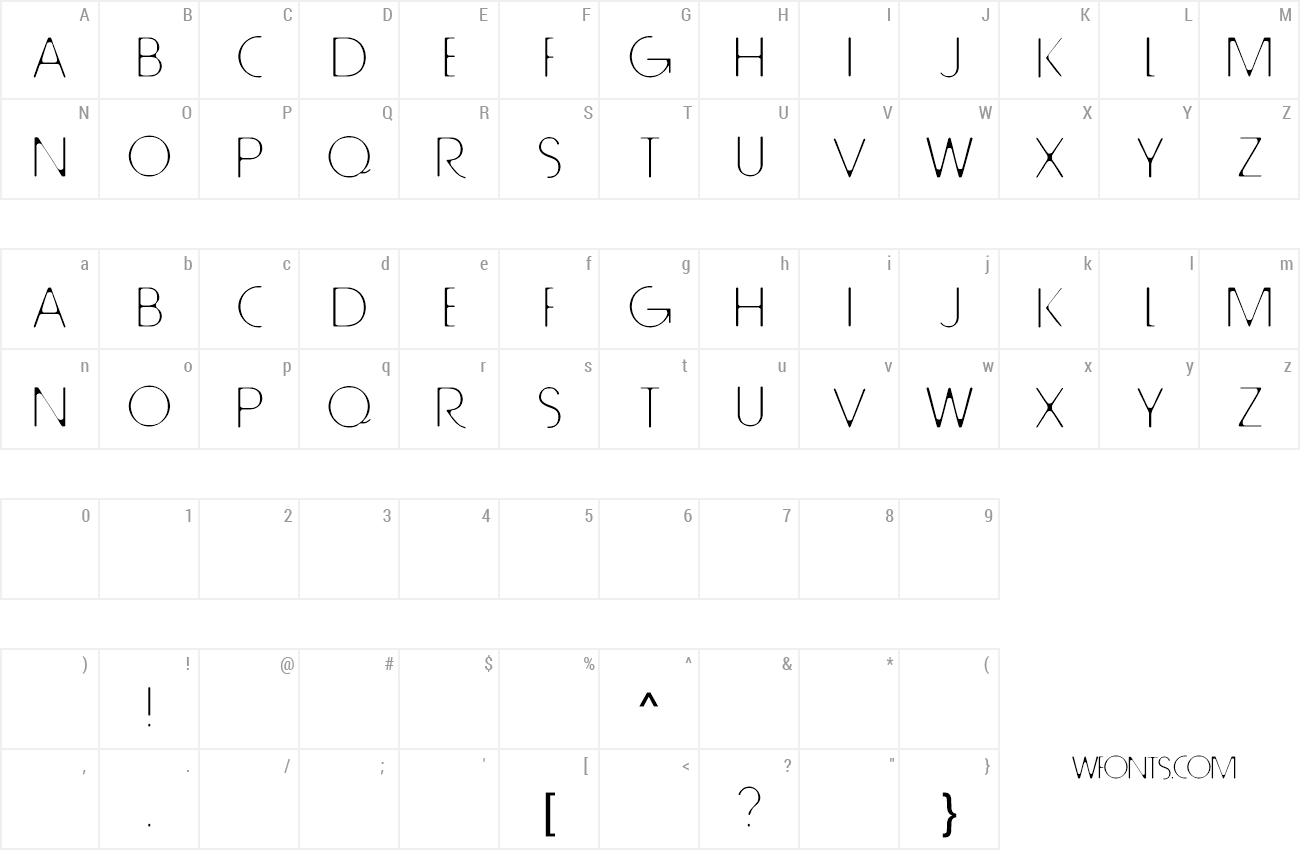 Tall Trees Font | wfonts.com - download free