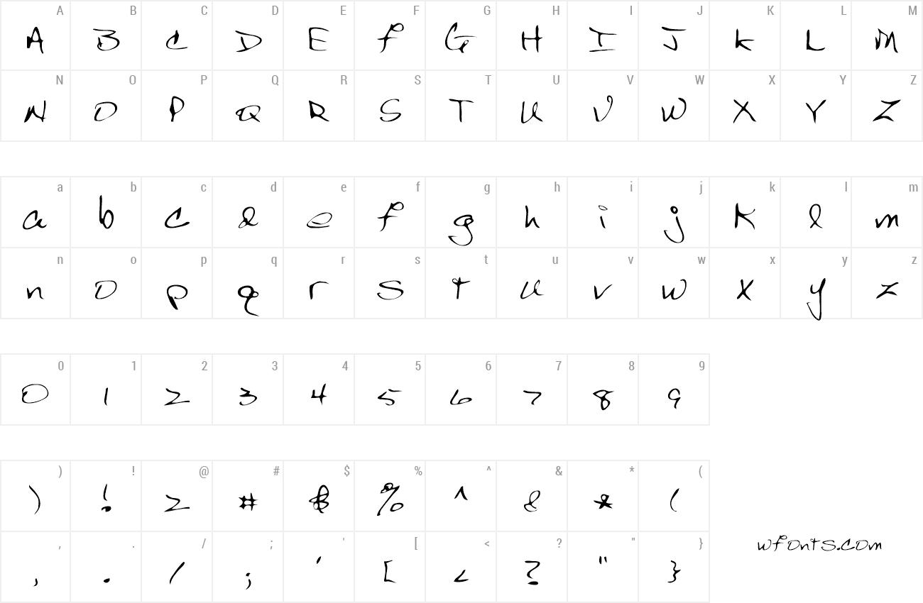 Scrawl Font | wfonts.com - download free