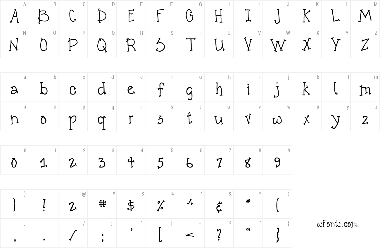 DJB Crazy Goofy Cool Font | wfonts.com - download free