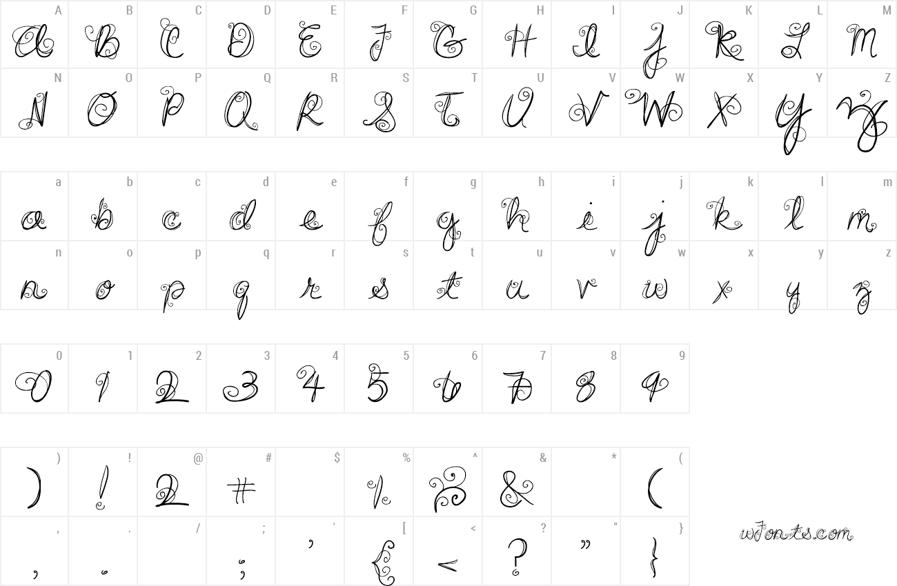 DJB Swirl Me Around Font | wfonts.com - download free