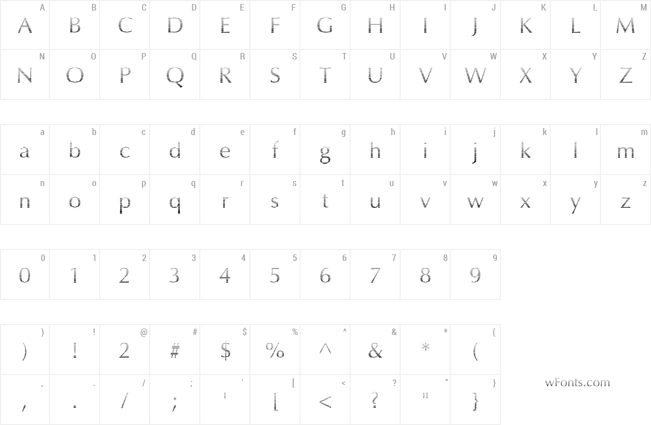 Oregon LDO Vanishing Font | wfonts.com - download free