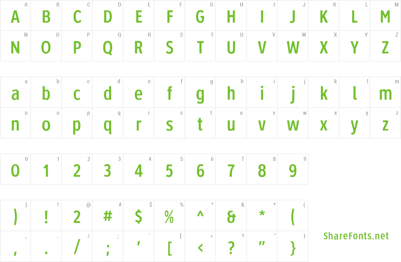 Roadgeek 2005 Series 2B Font | wfonts.com - download free