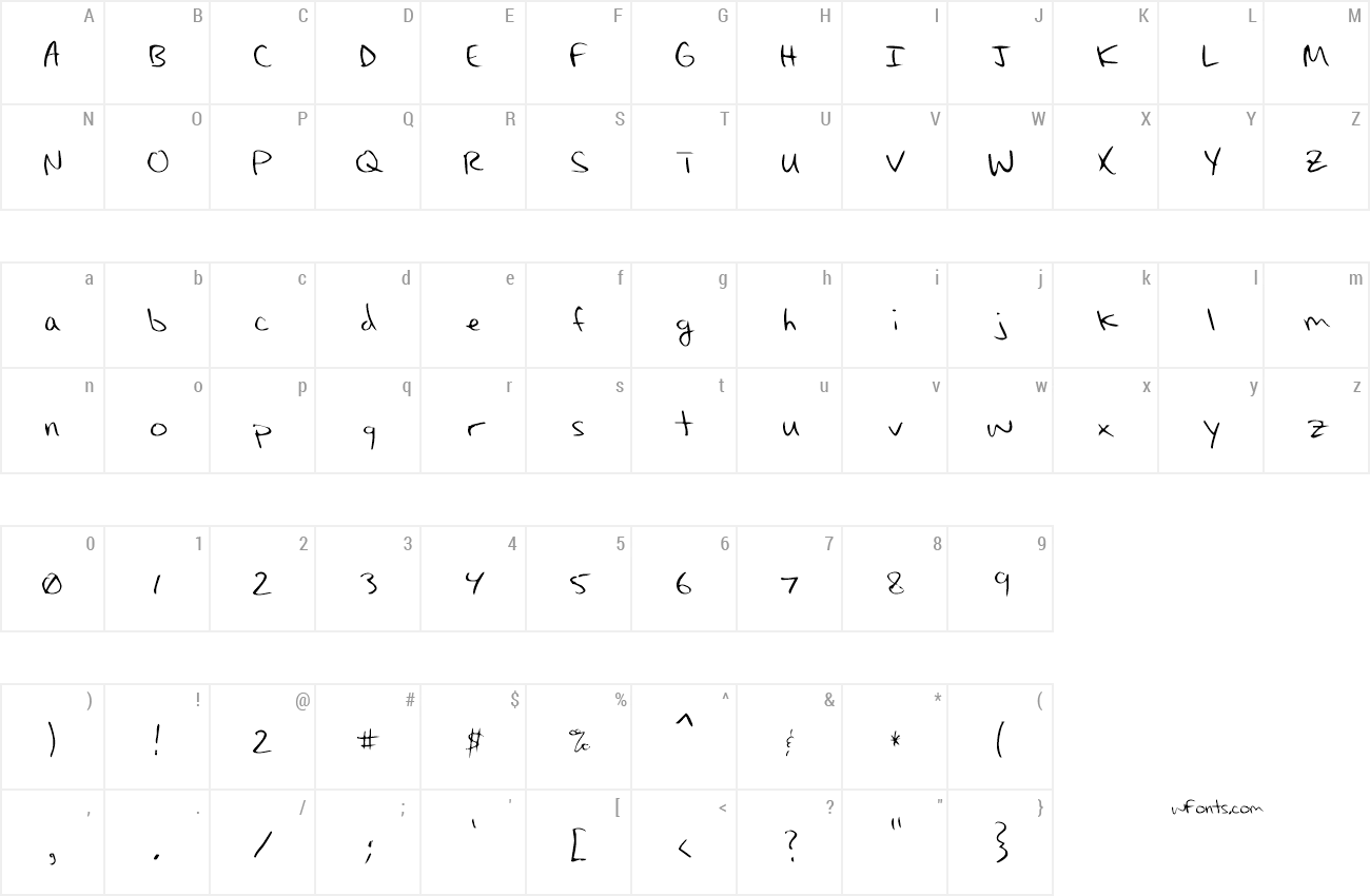 Max Hand Font | wfonts.com - download free