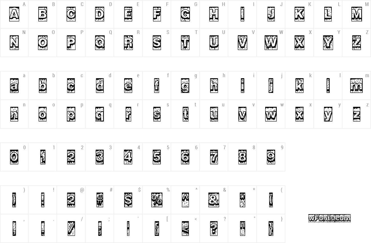 Swamp Type Font | wfonts.com - download free