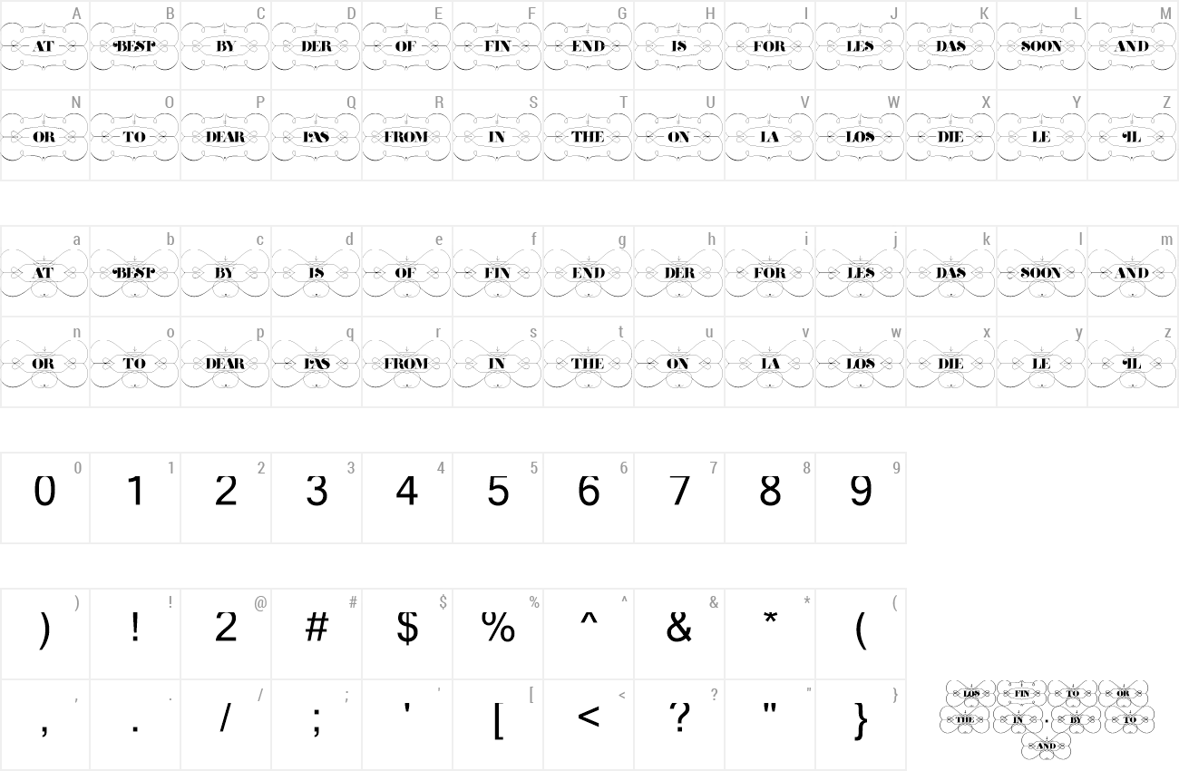 Reina Words 1 Font | wfonts.com - download free