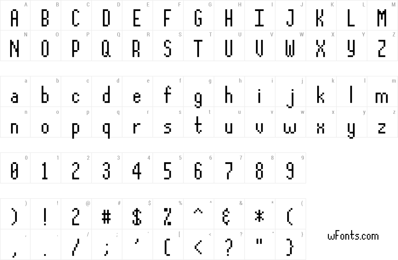 Pixel Stix Font | wfonts.com - download free