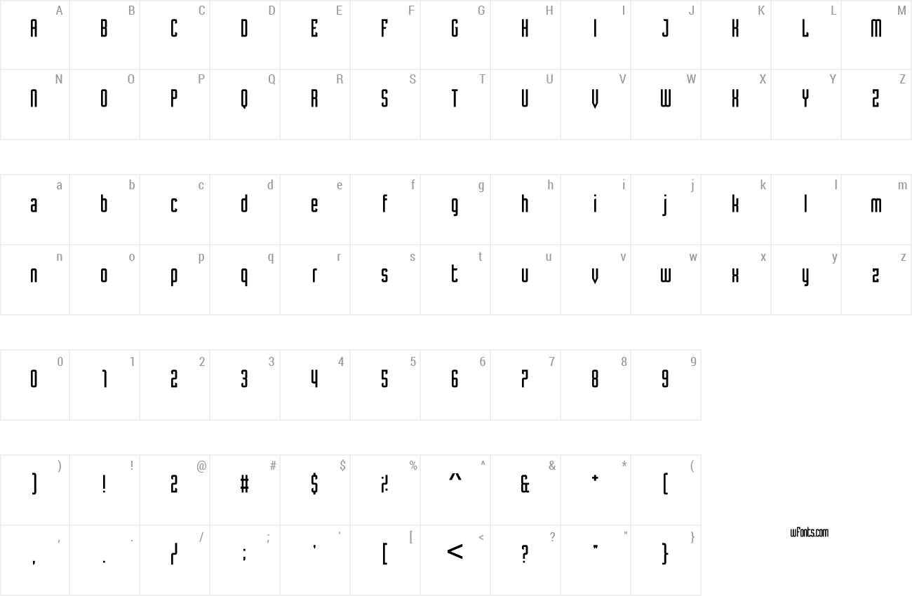 Tomorrow Wind Font | wfonts.com - download free