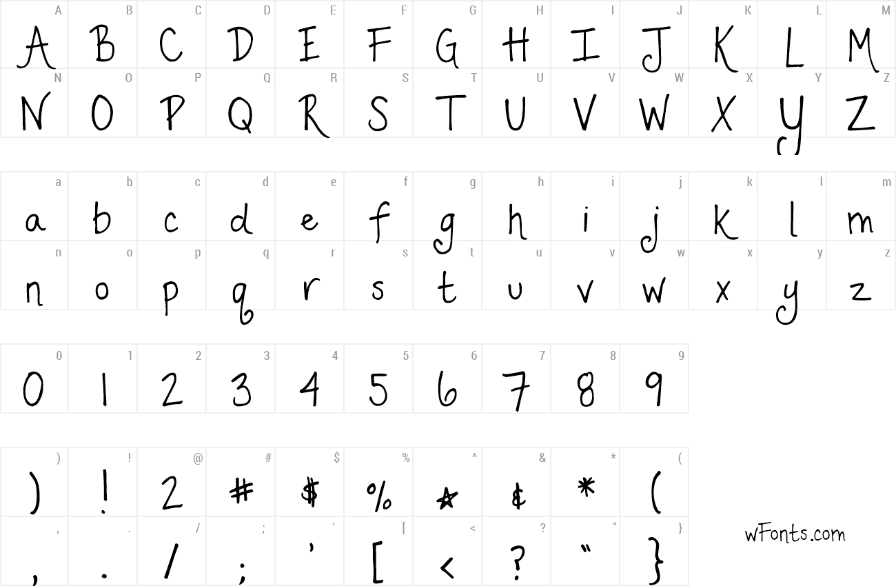 DJB Fancy Nancy Font | wfonts.com - download free