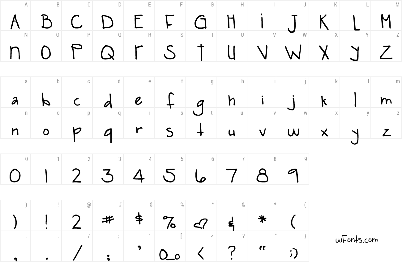 DJB Snarky Bess Font | wfonts.com - download free