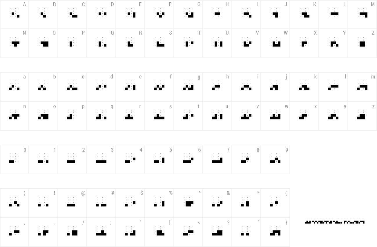 Dots Font | wfonts.com - download free