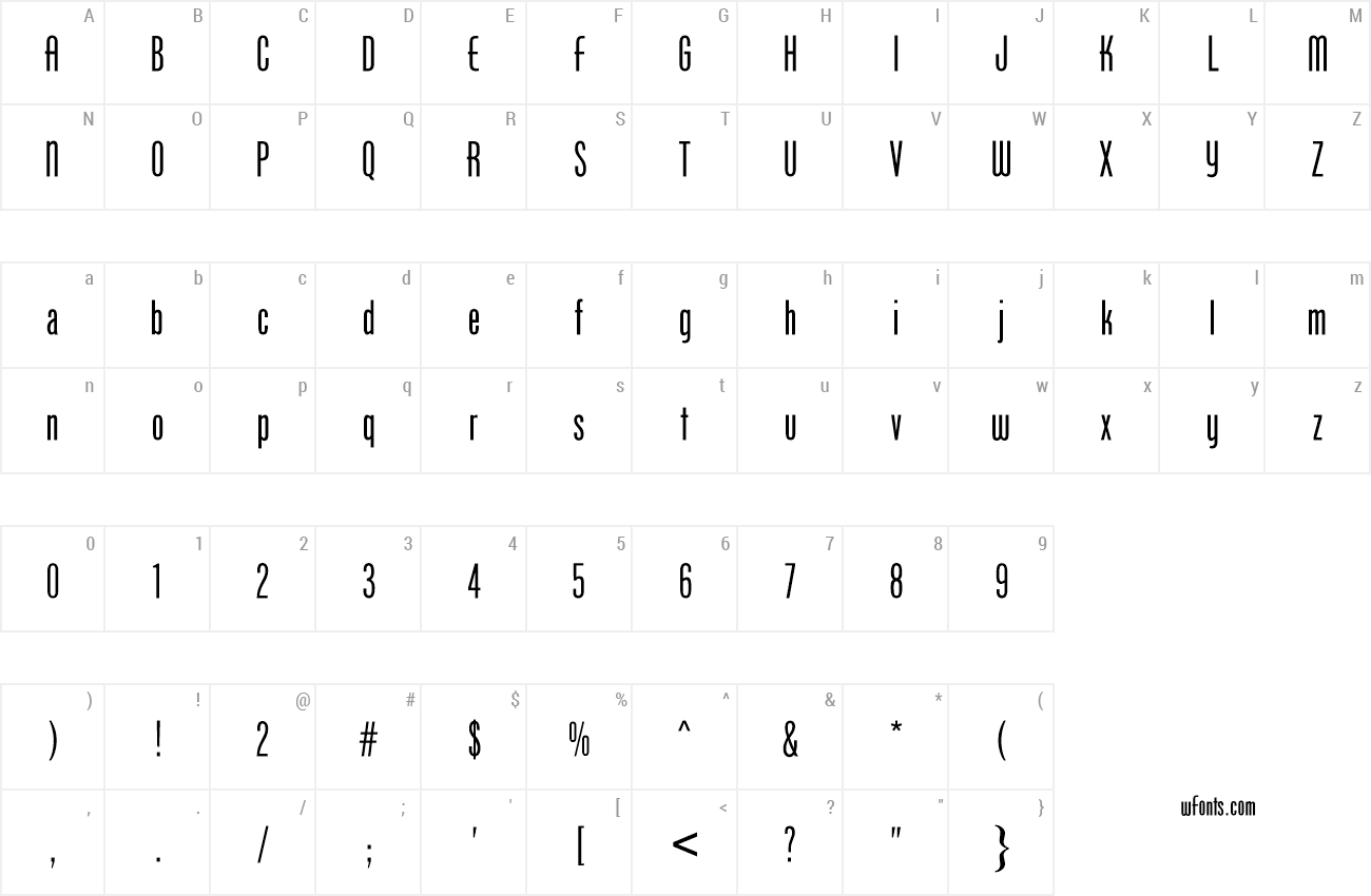 Phenix American CG Font | wfonts.com - download free