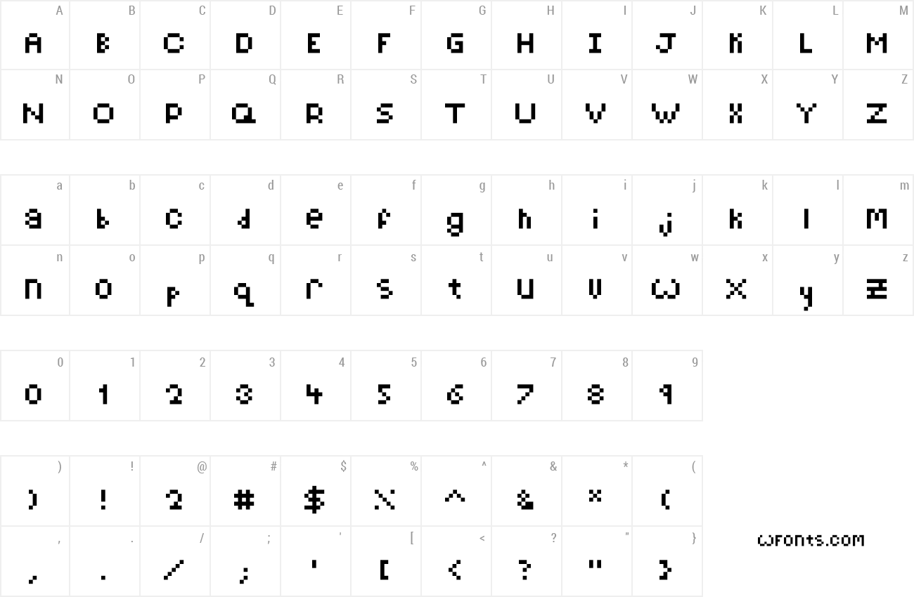 License to Pixel Tall Font | wfonts.com - download free