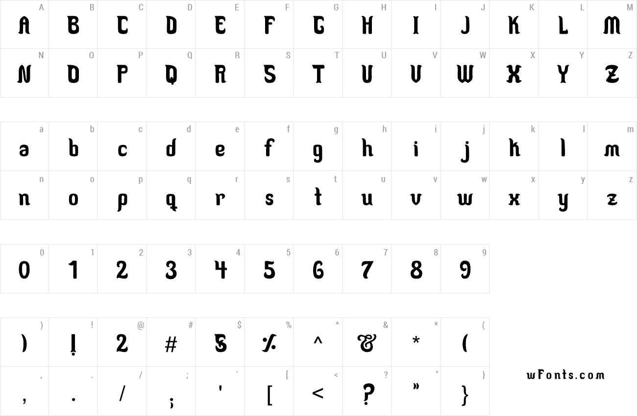 Download Free Font Medusa Script