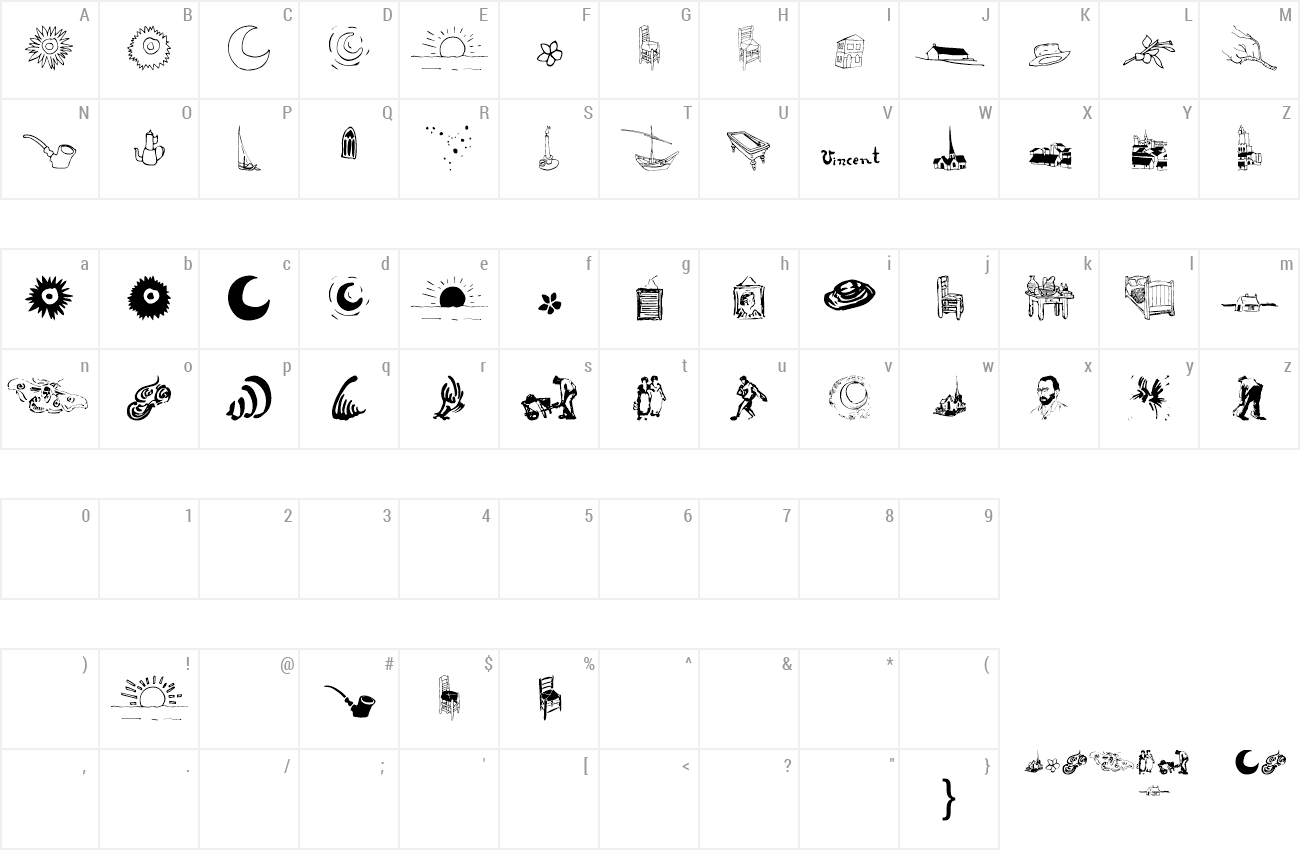 P22Vincent Font | wfonts.com - download free