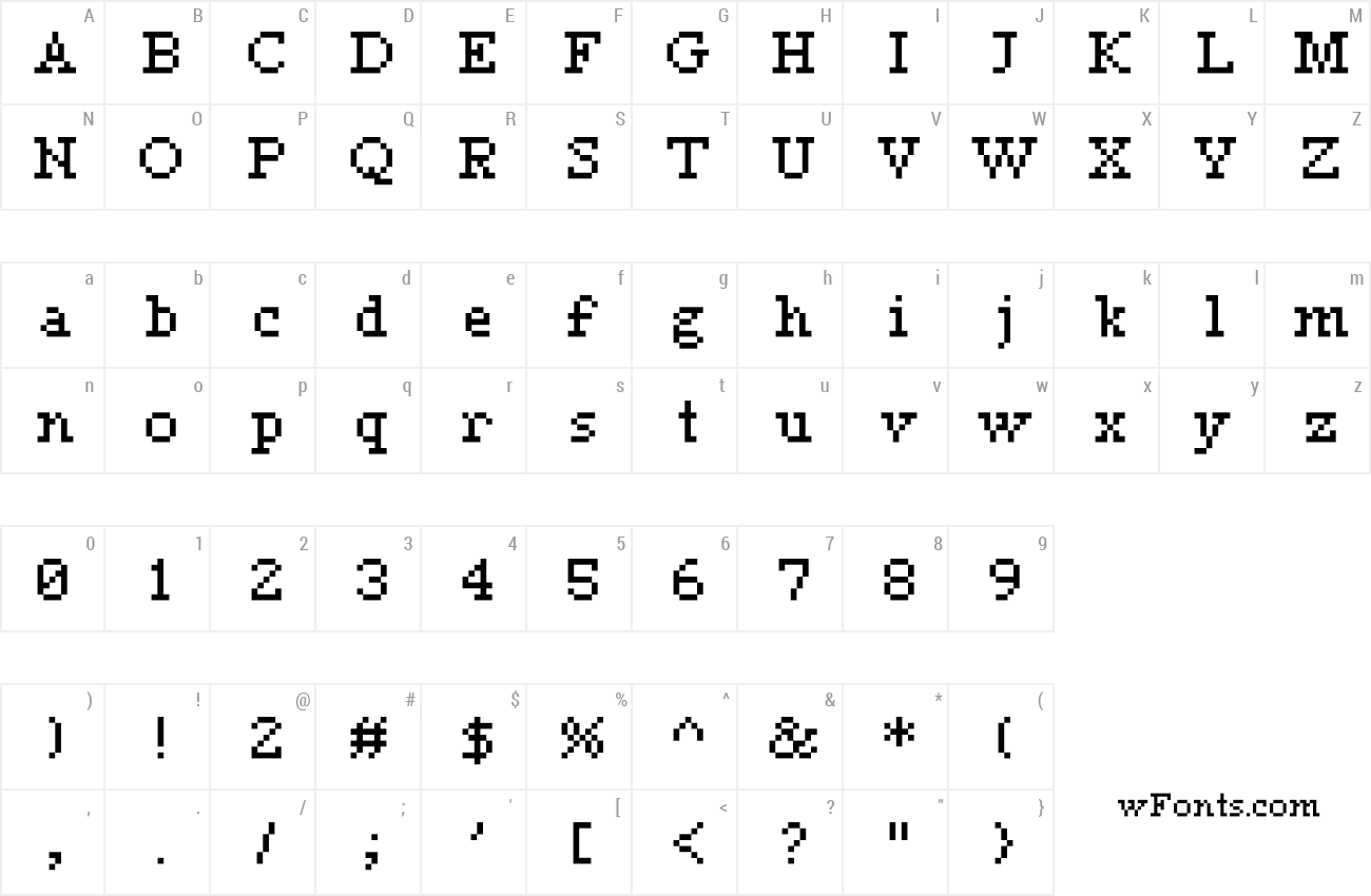 Tiny Times Font | wfonts.com - download free