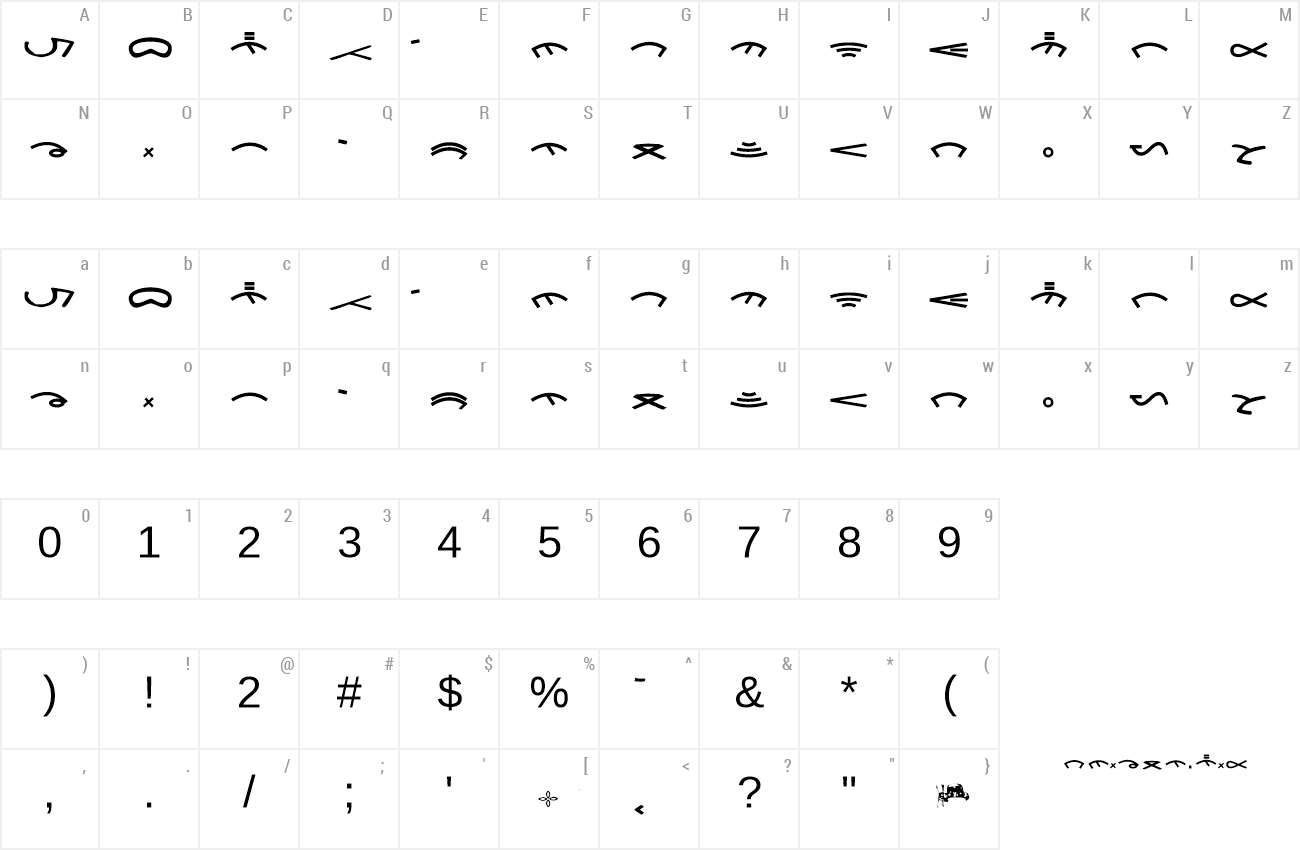 Tulak Tulak By AINasution Font | wfonts.com - download free