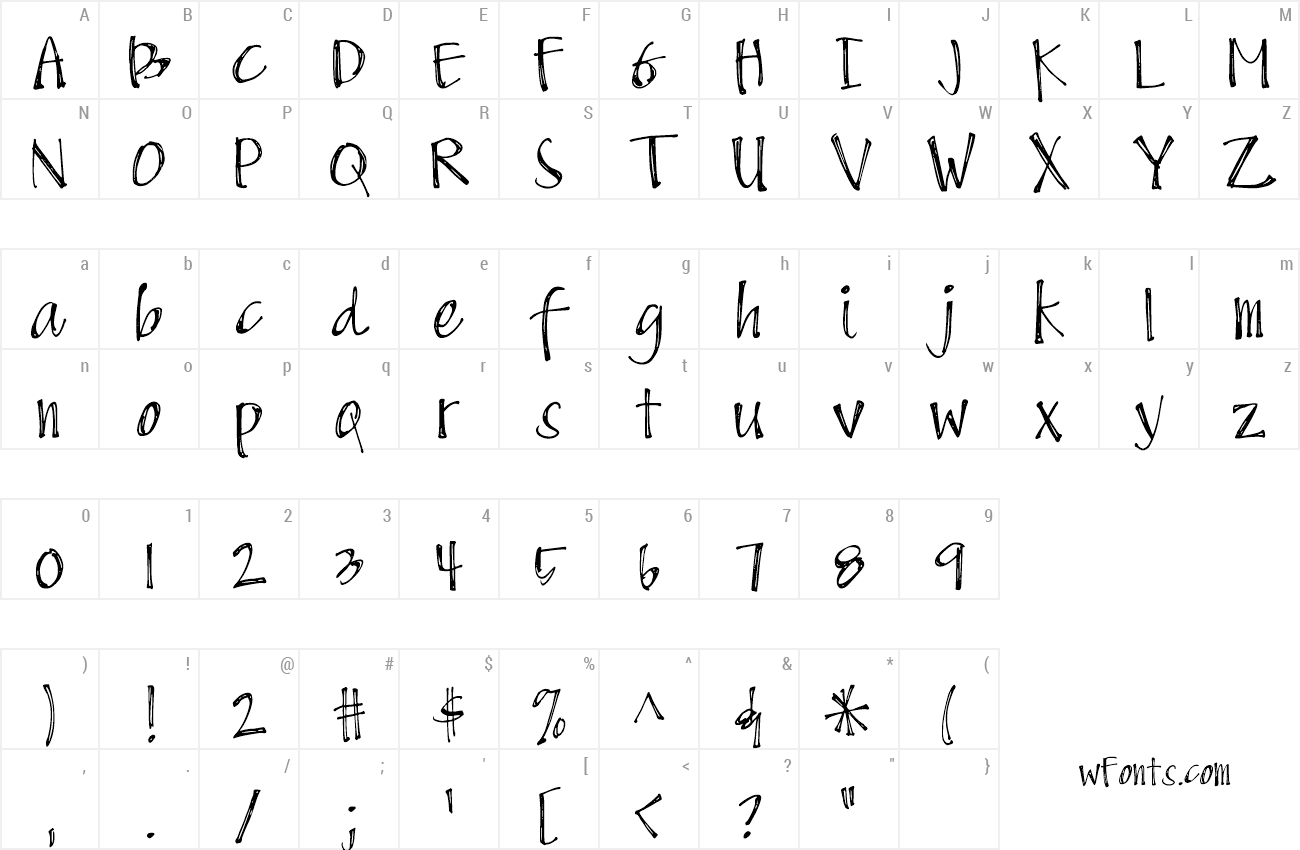 DJB Scruffy Angel Font | wfonts.com - download free