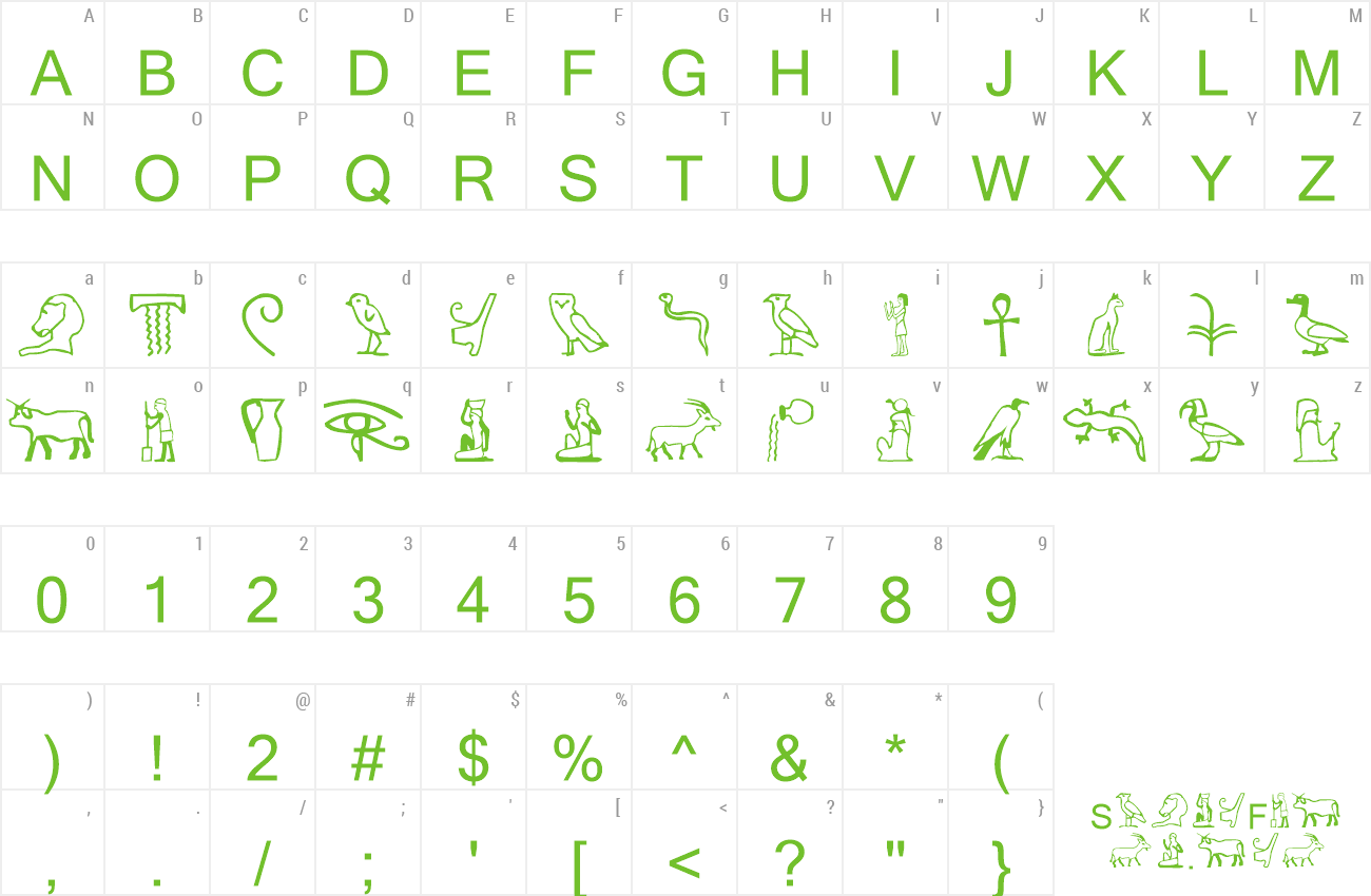 Download Free Font PHARAOH