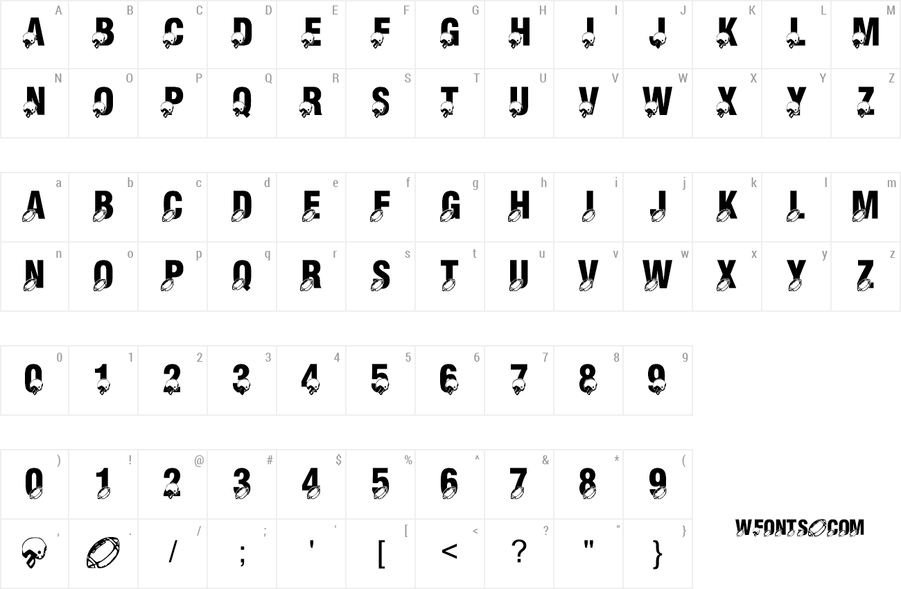 LMS Monday Night Football Font | wfonts.com - download free