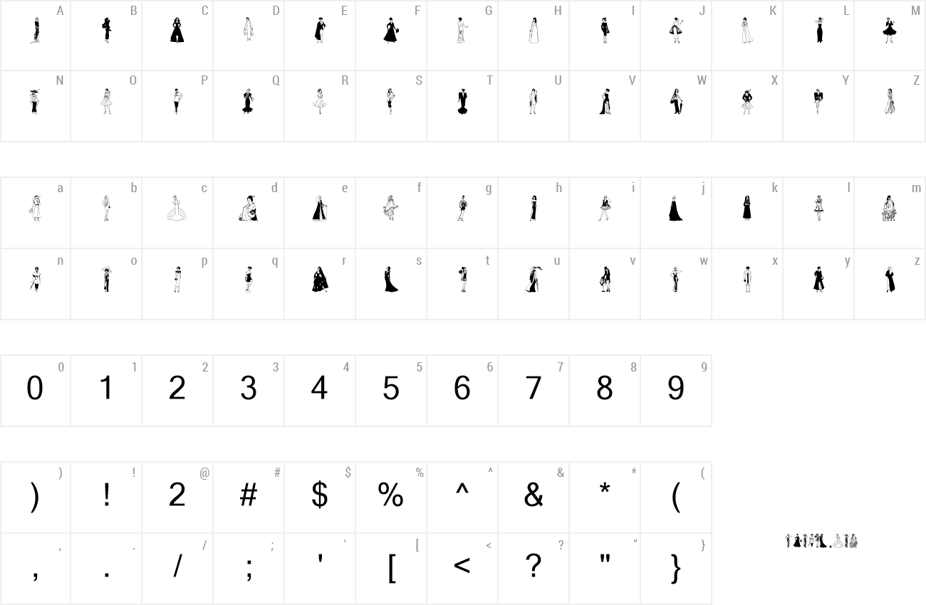 Fashion Ladies Font | wfonts.com - download free