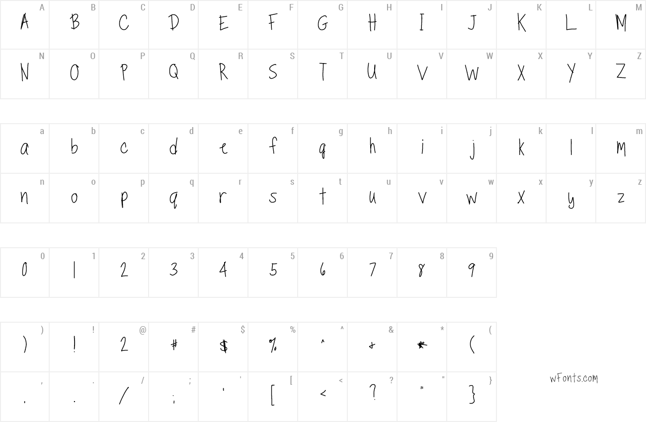 Tippy Toes Font | wfonts.com - download free