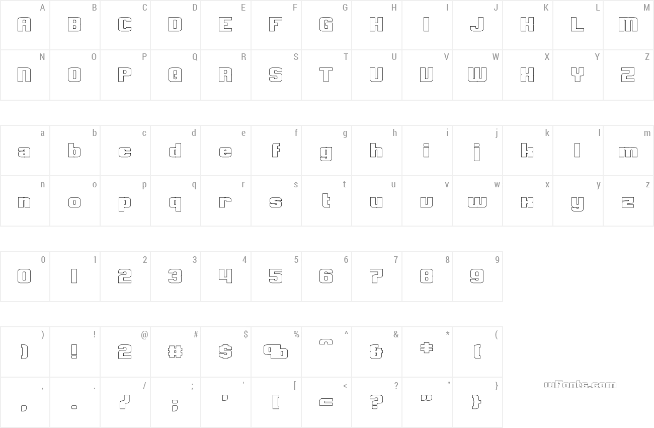 Clark Hollow Font | wfonts.com - download free