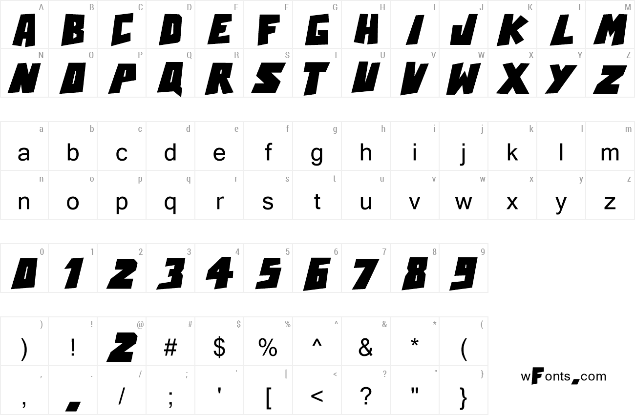 Action Comcs Black Font | wfonts.com - download free