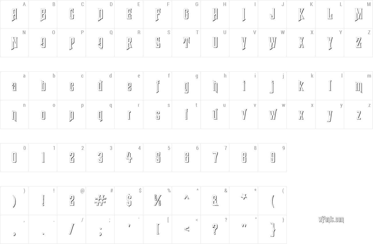 Haunted Mouse Font | wfonts.com - download free