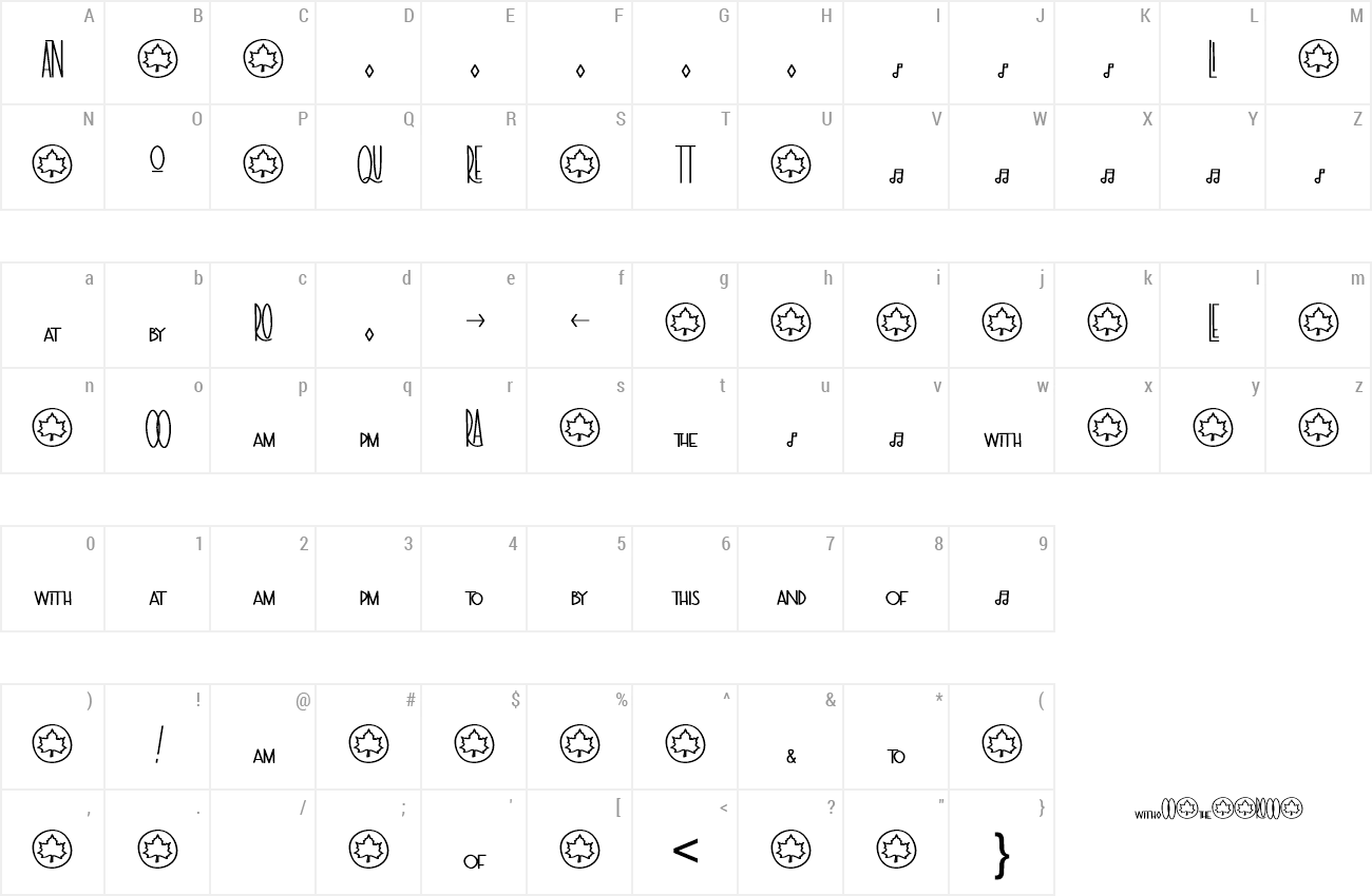 The Ramble Font | wfonts.com - download free