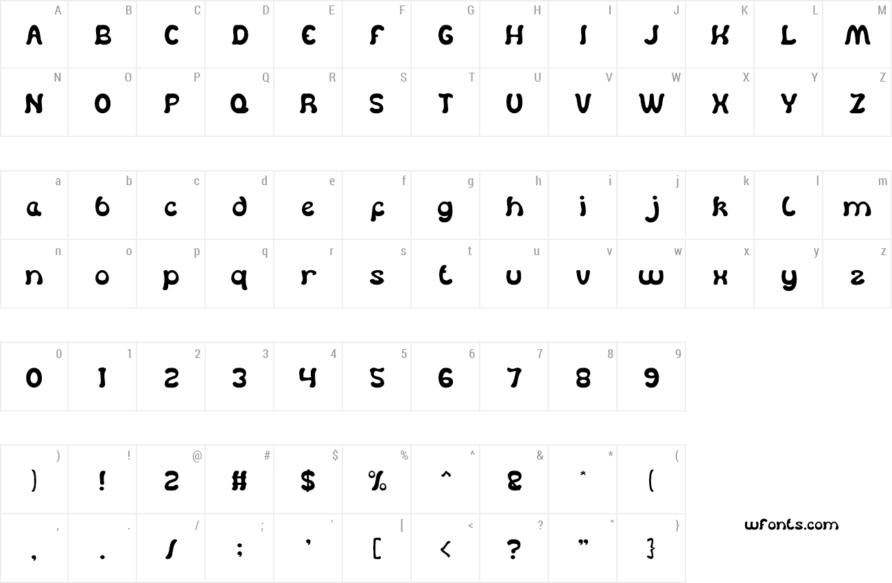 Dear Lovely Font | wfonts.com - download free