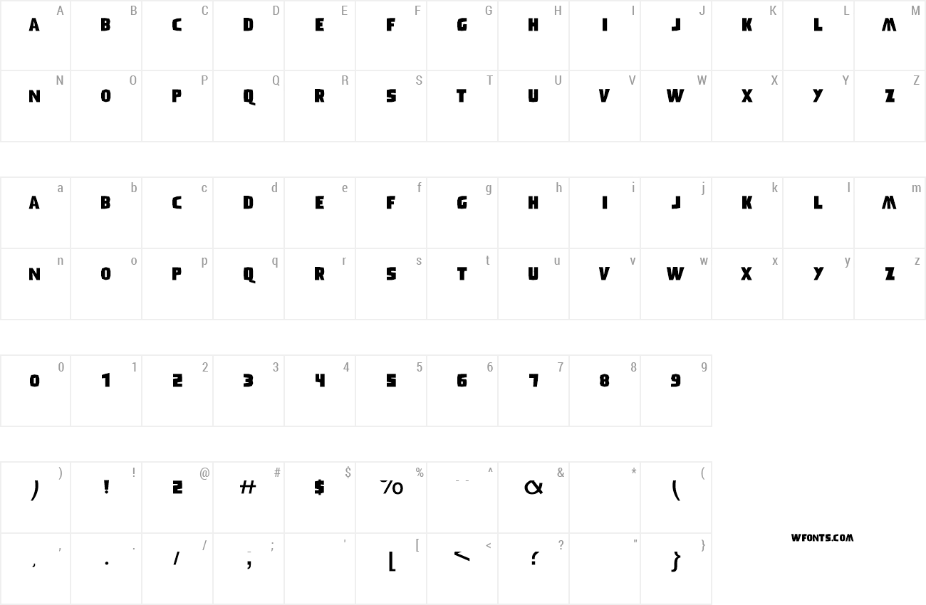 WLM The Quick Brown Fox Font | wfonts.com - download free