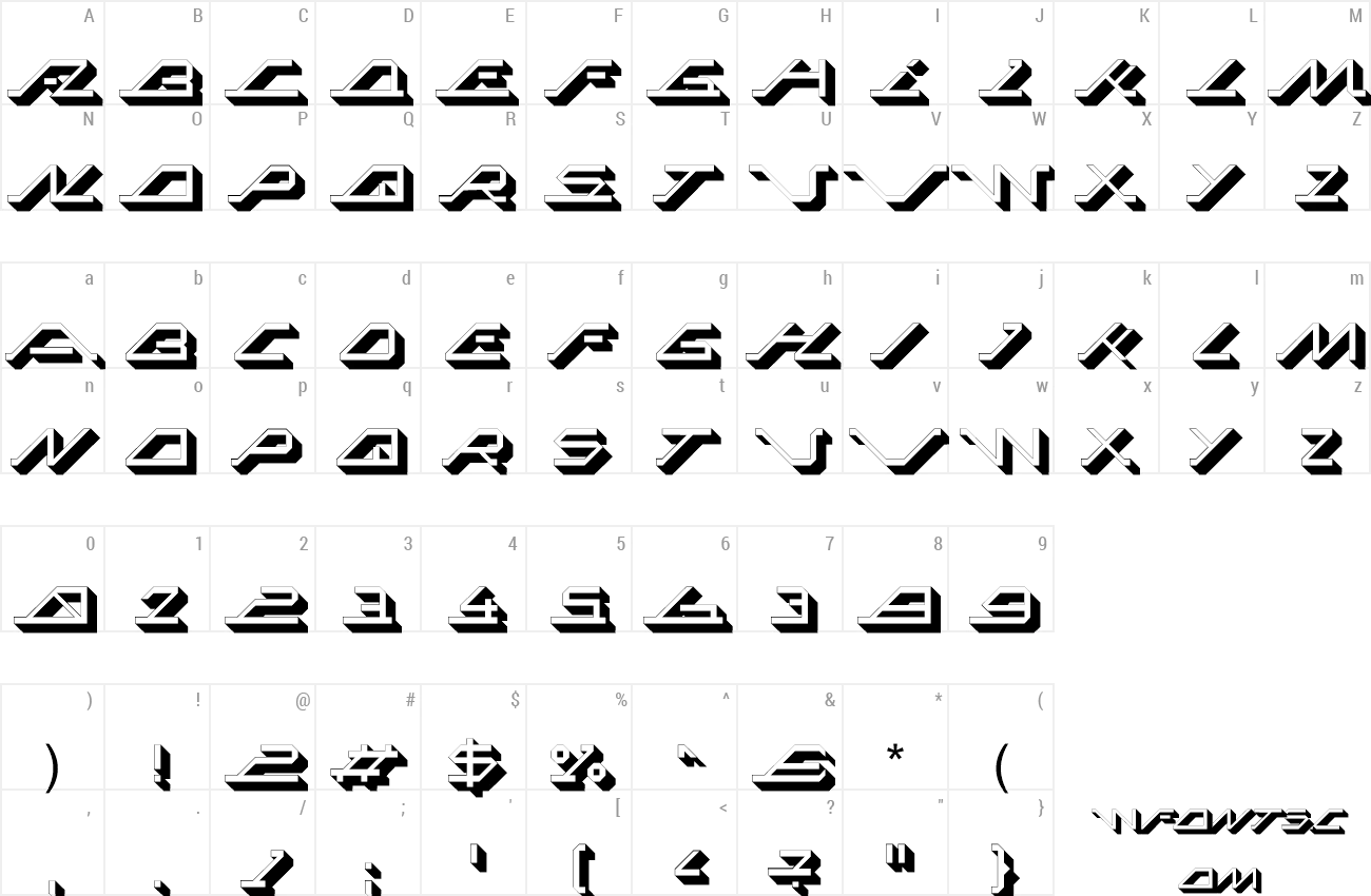 MEGA SLANT LINE Font | wfonts.com - download free