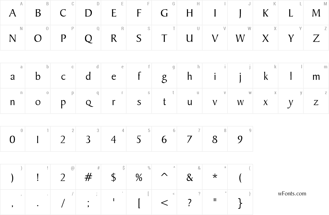 Download Free Font BakerSignet BT