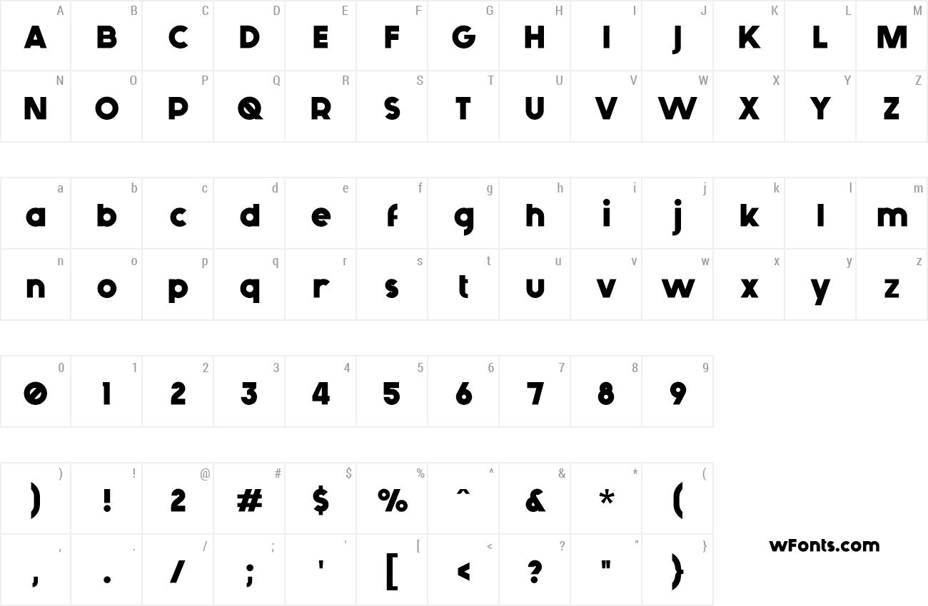 Generica Font | wfonts.com - download free