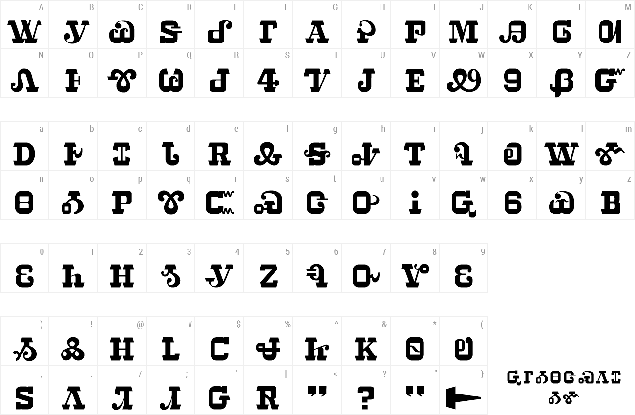 Tsalagi Ameliga Font | wfonts.com - download free