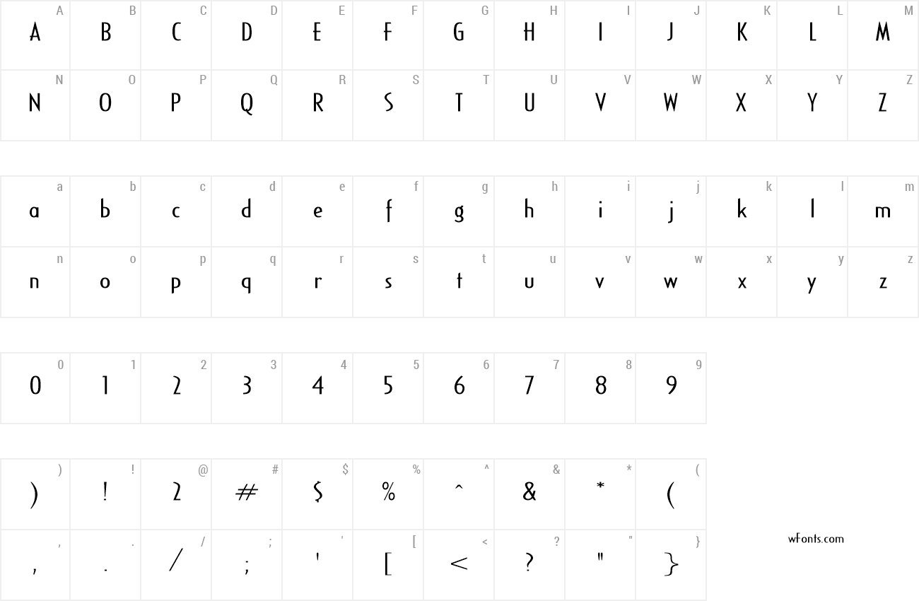 HUSH Font | wfonts.com - download free