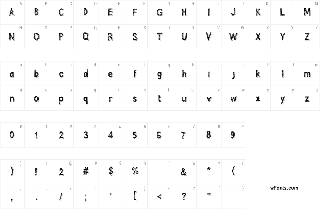 pointy solid Font | wfonts.com - download free