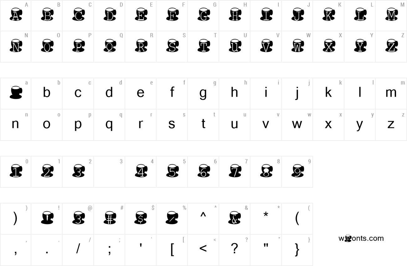 AEZ mmm caffeine Font | wfonts.com - download free