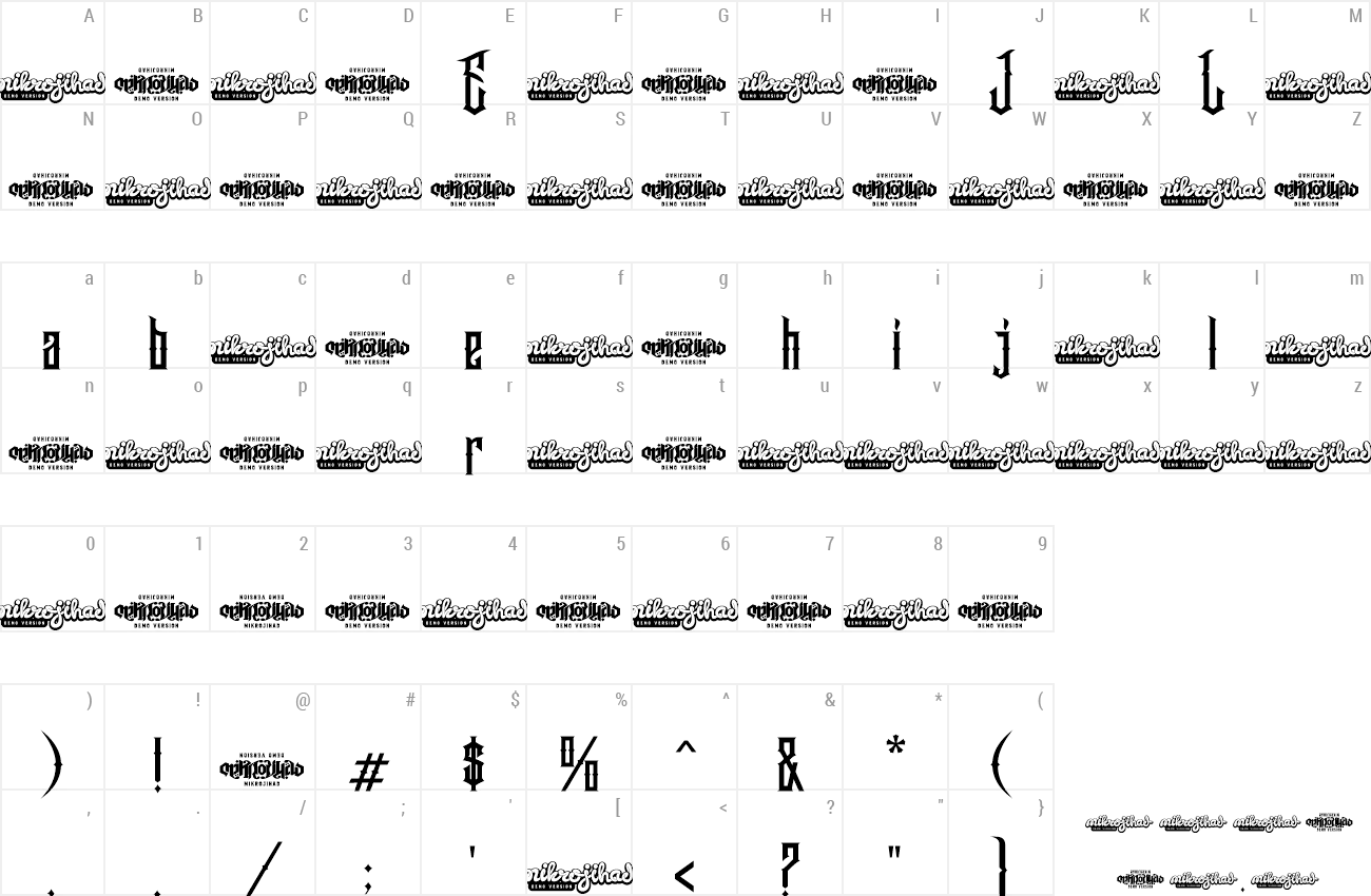 Jibriel Font | wfonts.com - download free