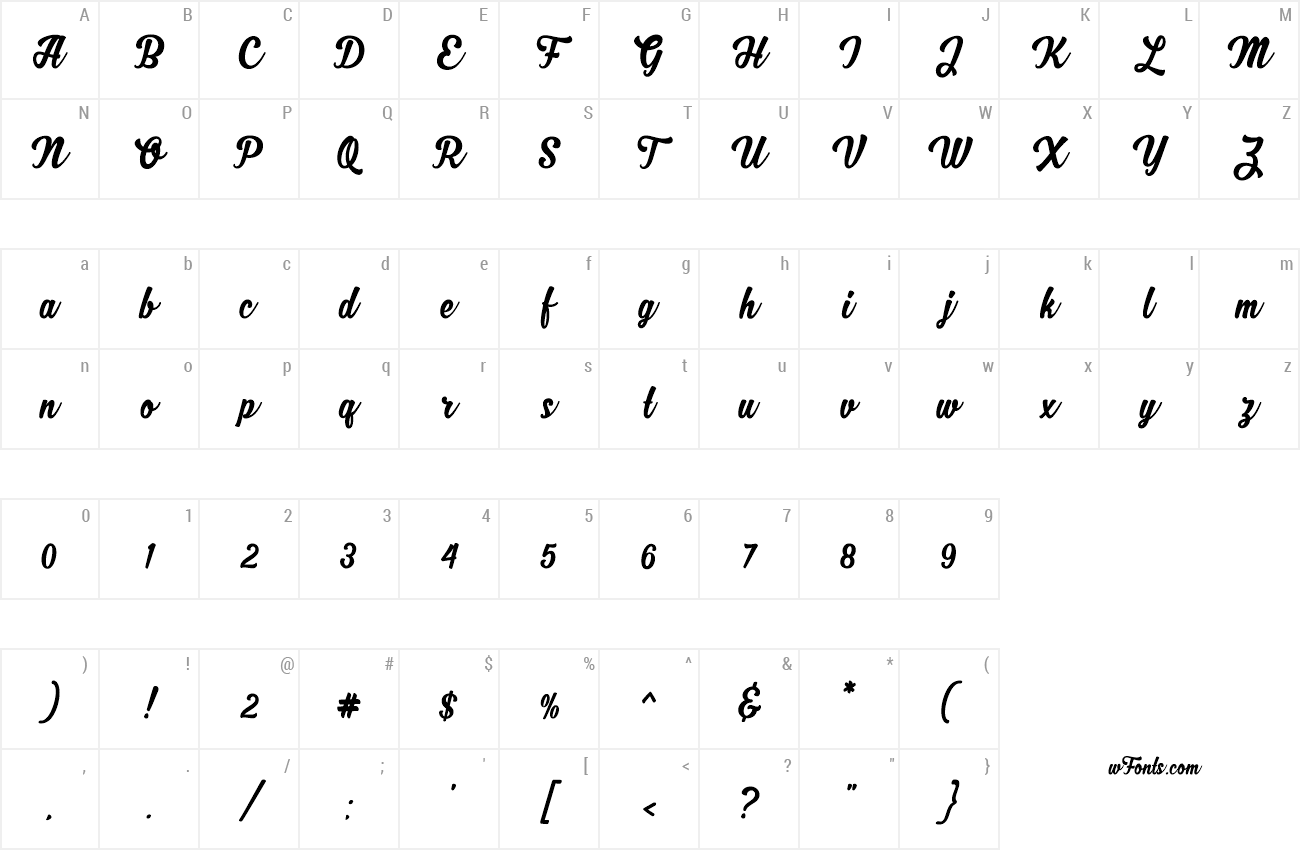 MJF Zhafira Font | wfonts.com - download free