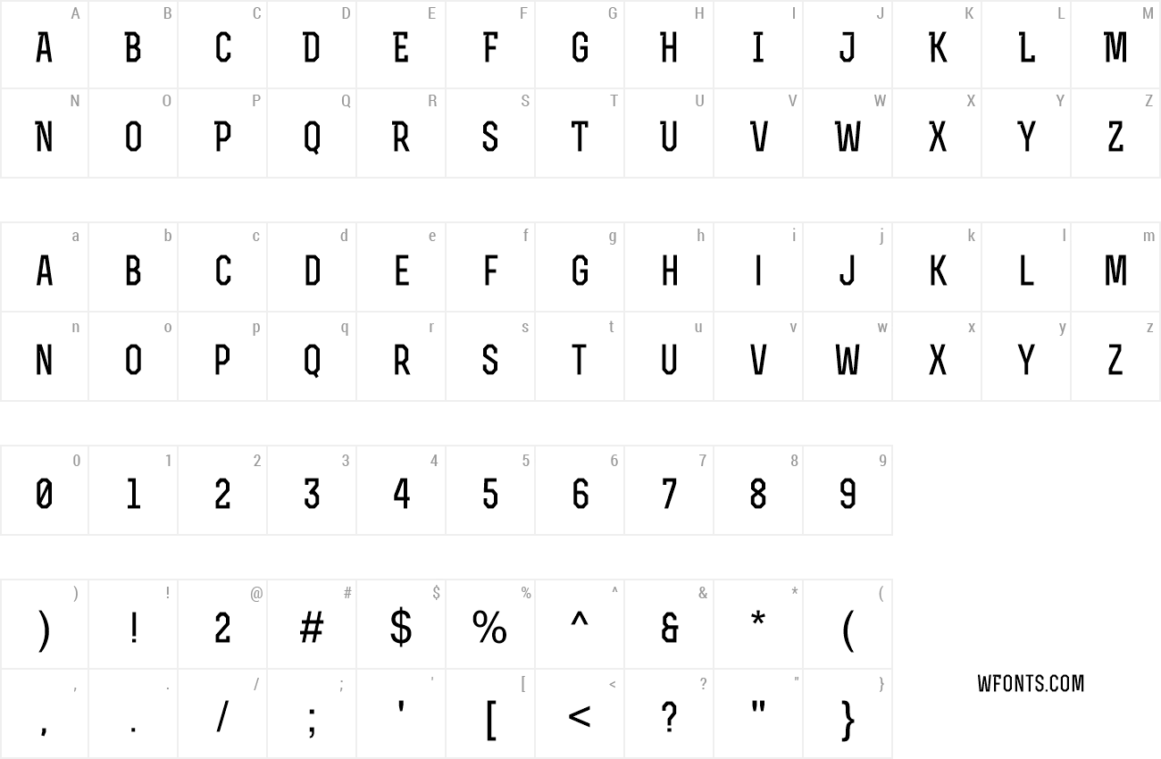 Rex Bold Font | wfonts.com - download free