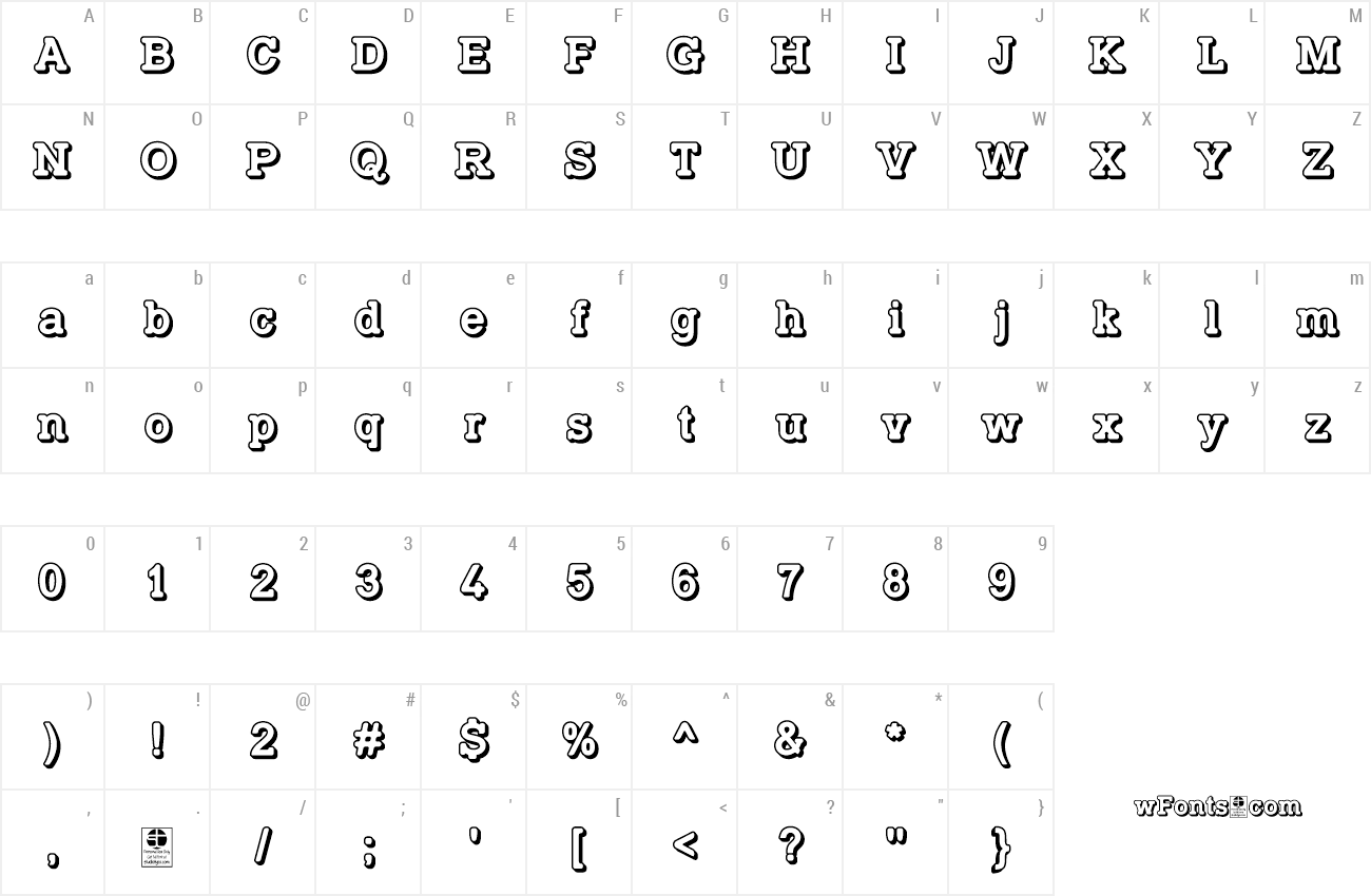 Typo Slab Irregular Font | wfonts.com - download free